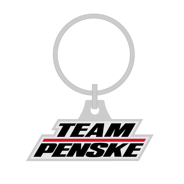 TP Chrome Metal Logo Keychain - Team Penske Store